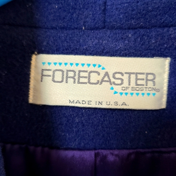 forecaster of boston | Jackets & Coats | Vintage Blue Forecaster If ...